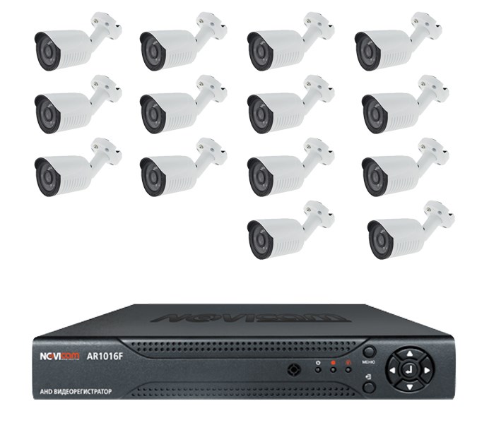 AHD114UMP Готовый комплект видеонаблюдения для дома, дачи, офиса ...
